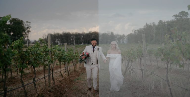 How to colour grade & colour correct LOG footage to make your wedding ...